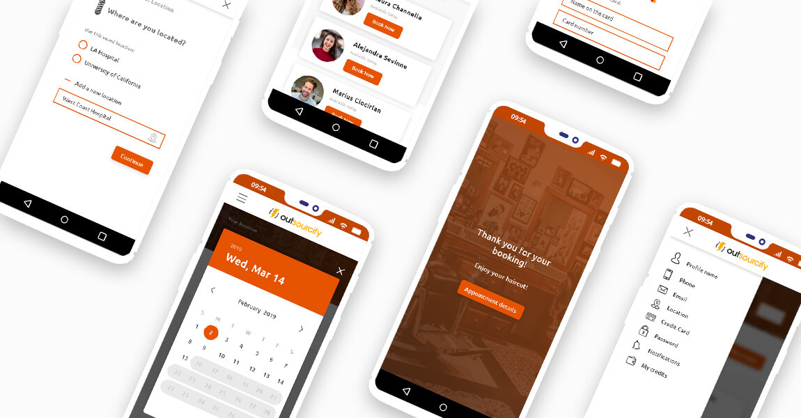 Mobile Applications and UI / UX design | Outsourcify Web Agency