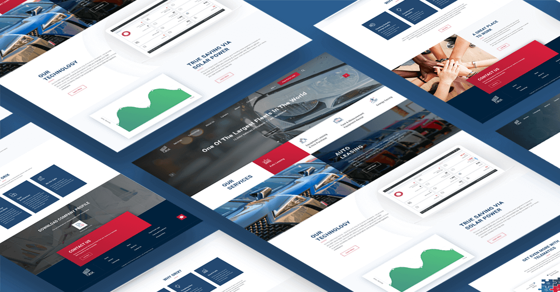 Leasing Company design and development website | Outsourcify