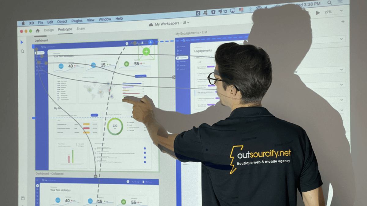 ขั้นตอนการออกแบบ User Interface (UI) ก่อนและหลัง | Outsourcify