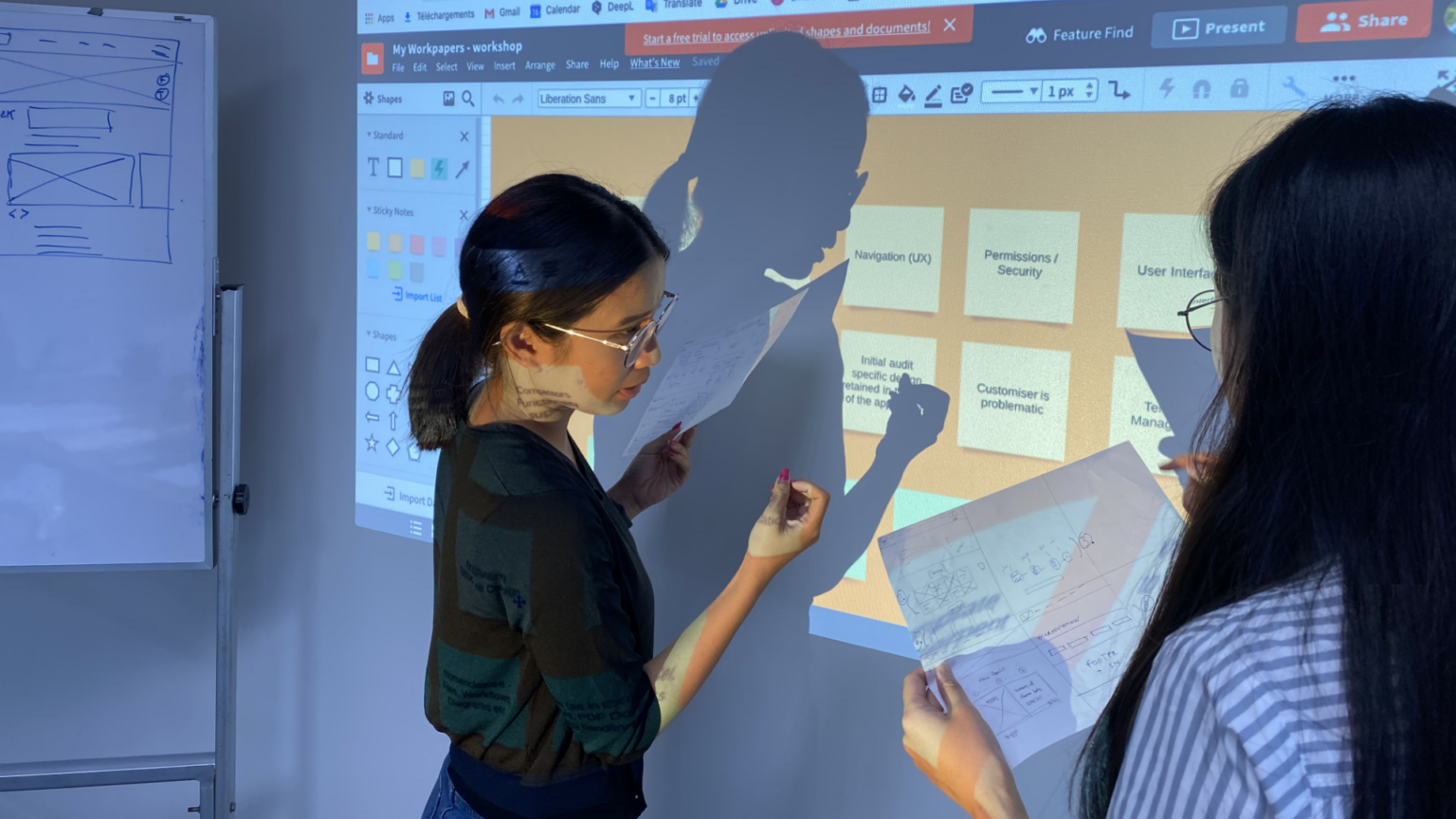 User Interface(UI) design process, before & after. | Outsourcify